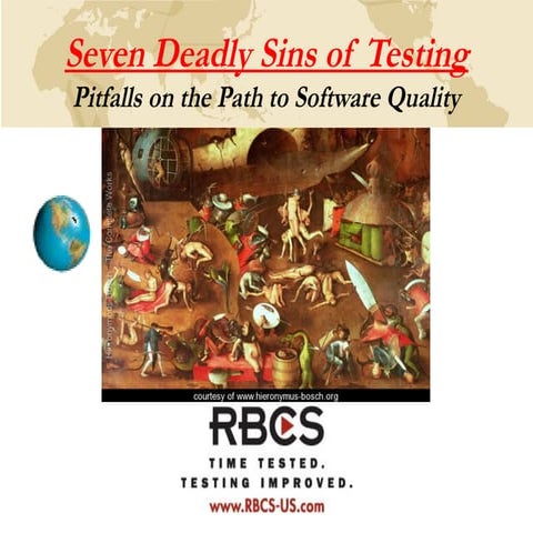 The Seven Deadly Sins of Software Testing | PPT