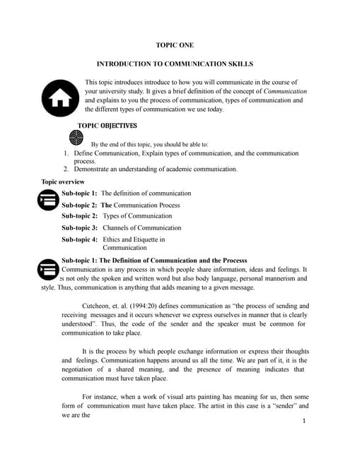 Communication Cycle | Communication | Communication process | PPTX