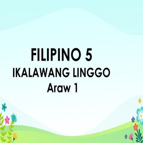 Grade 6 Q2 Filipino LAS.pdf S. Y. 2024- 2025 | PDF