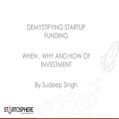 Demystifying startup funding | PPTX