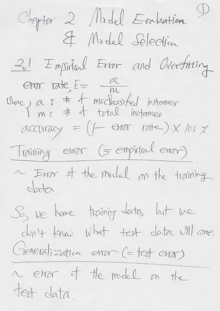 Econometrics Lecture Notes : Chapter 2 | PDF