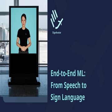 [DSC Europe 25] Matija Dodovic - End-to-End ML: From Speech to Sign ...