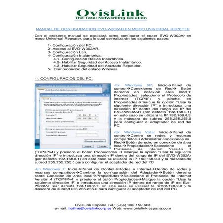 W302 ar universal repeter | PDF