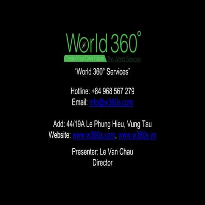 W360 s presentation2016 | PPTX