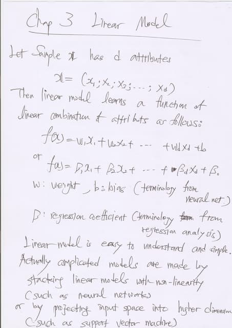 Econometrics Lecture Notes : Chapter 2 | PDF