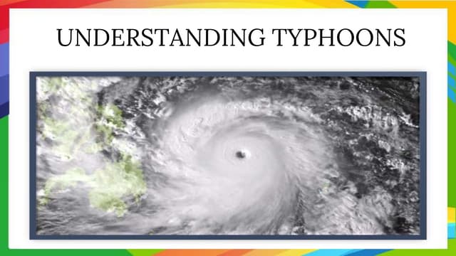 FORMATION OF TYPHOONS | PPTX