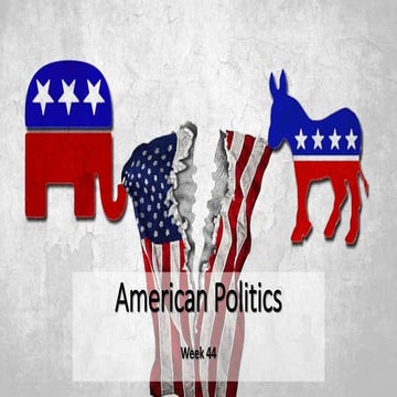 American politics: Presidential Election | PPTX