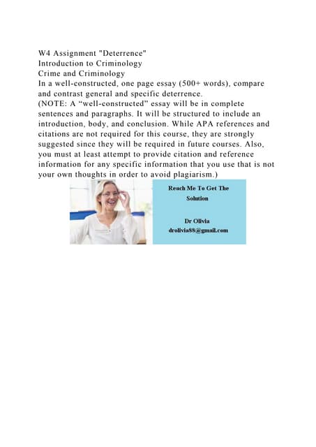 Deterrence Theory General Vs Specific Pdf