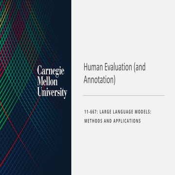 W4L1_11-667: LARGE LANGUAGE MODELS: METHODS AND APPLICATIONS - Human ...