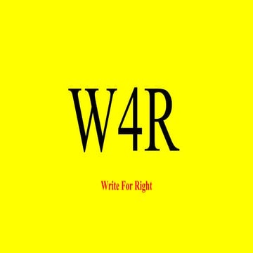 What is Write For Right ? Amnesty international Campaign | PPT