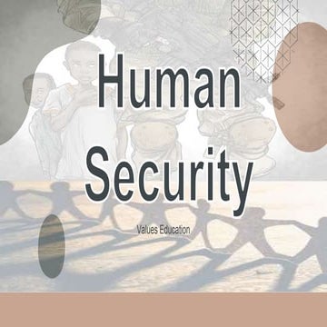 HUMAN SECURITY AND SOCIAL SECURITY BASE ON CULTURE | PPTX
