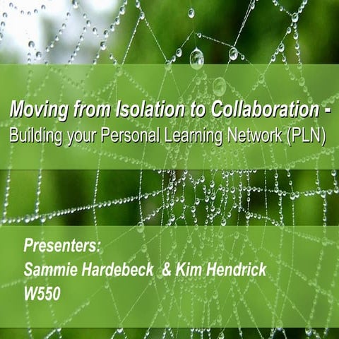 Moving from Isolation to Collaboration | PPT