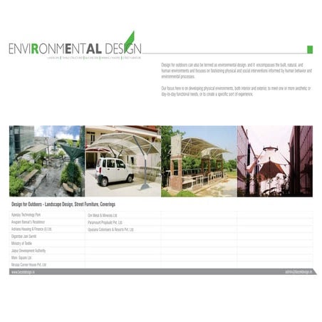 Design for Outdoor | PPT