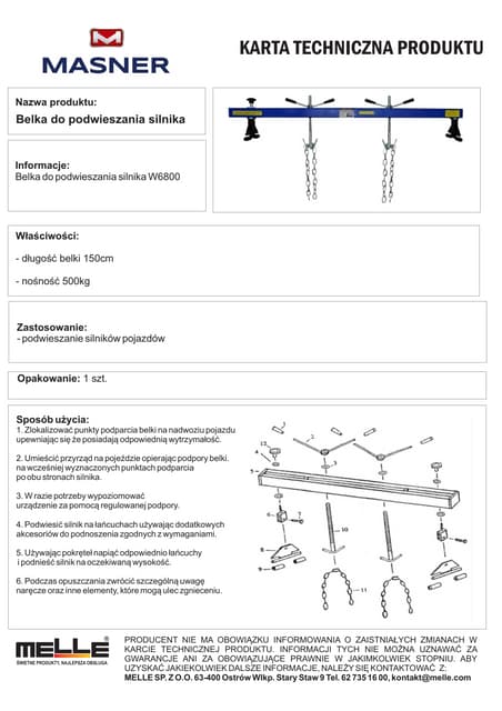 L5317 Elektryczna szlifierka rotacyjna z odysaniem pylu MASNER | PPTX