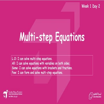 W6 L3 Solving Multistep Equations Day 2 (1).pptx