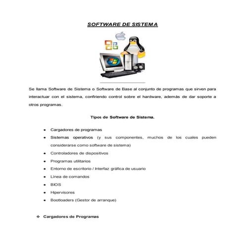 SOFTWARE DE SISTEMA | PPTX