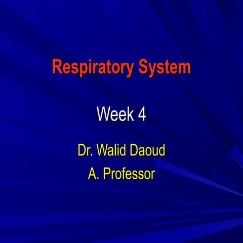 Med term week 4 | PPT | Lung and Respiratory Health | Diseases and ...