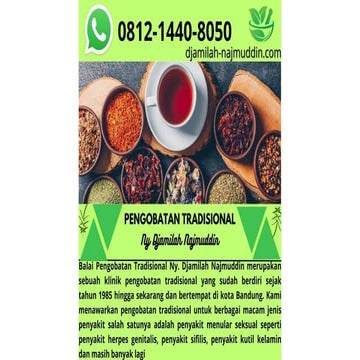 (WA) 0812-1440-8050 Pengobatan Gula Basah ny. djamilah najmuddin di ...