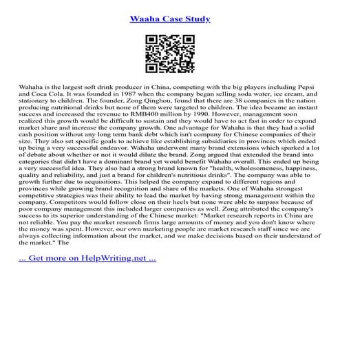 Waaha Case Study | PDF