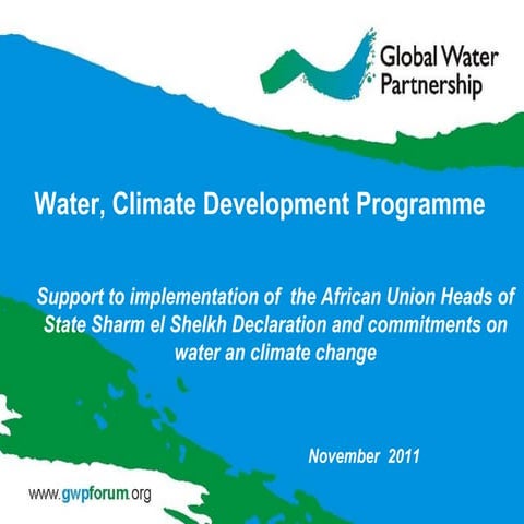 Water, Climate Development Programme (WACDEP) by Alex Simalabwi | PPT
