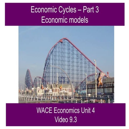 Economic Cycles 3: Economic models | PPTX