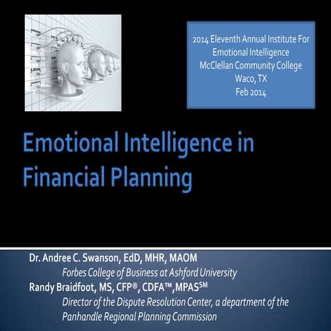 Emotional Intelligence in Financial Planning | PPTX