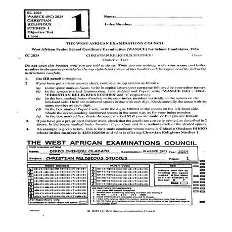 WAEC Past Questions on CRS Christian Religious Studies.pdf