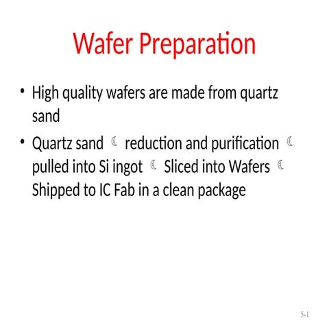 Silicon Wafer manufacturing Preparation.pptx