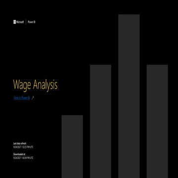 Power BI Dashboard - Wage analysis | PPT