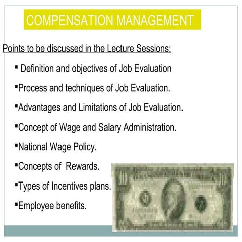 Wage and salary module iv | PPT