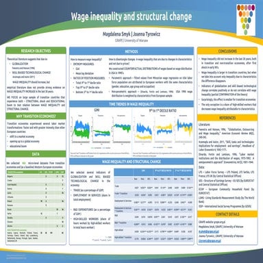 Wage inequality and structural change | PPT