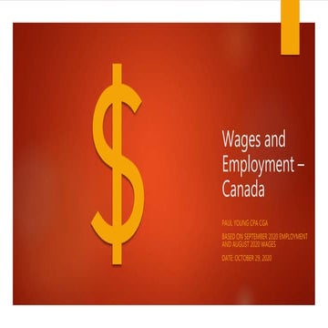 Policy and Economic Analysis| Wages and Employment | PPT