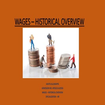 Wages historical overview presentation 2016 | PPTX