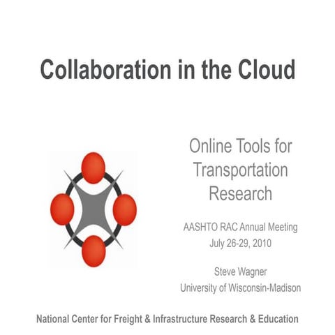 Collaboration in the Cloud | PPTX | Cloud Computing | Internet