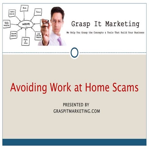 Avoiding Work At Home Scams Ppt