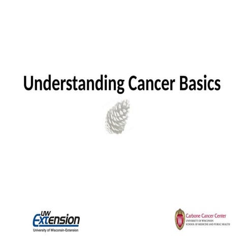 cancer basics and its introduction,types. | PPTX