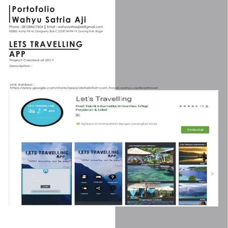 Wahyu aji portofolio | PDF