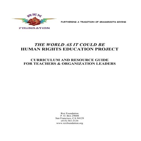 HUMAN RIGHTS EDUCATION | PDF