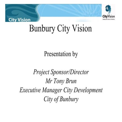 Wa Infrastructure City Vision 2005 | PPT