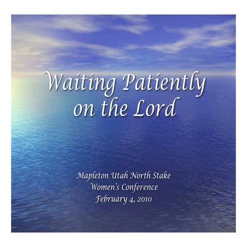 Waiting Patiently | PDF