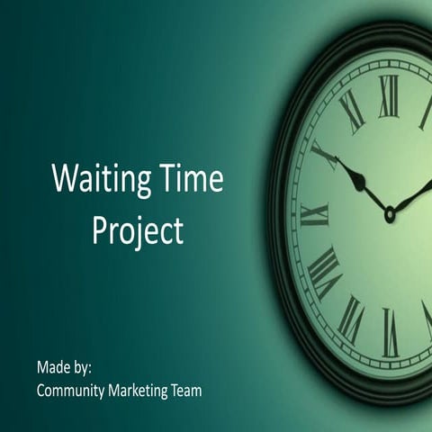 Waiting time project | PDF