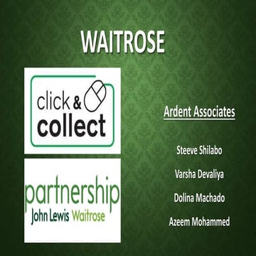 Waitrose presentation (2) | PPT
