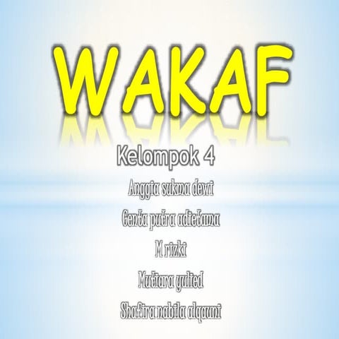 Wakaf | PPTX