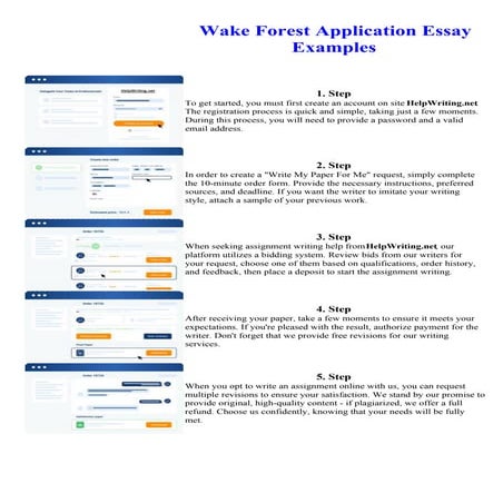 Wake Forest Application Essay Examples | PDF