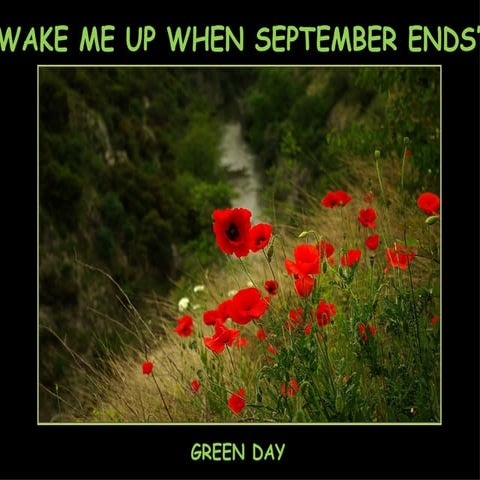 'Wake Me Up When September Ends' | PPS