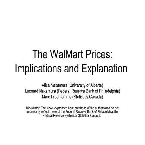 Wal mart 50508 | PPT