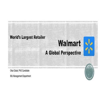 Walmart Case Presentation | PPTX