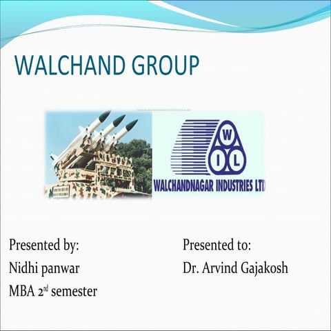 Walchand Logo Meet Walchand Hirachand Doshi: India's Father Of