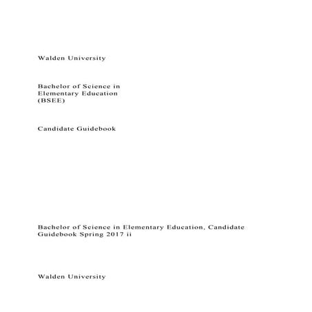 Walden University Bachelor of Science in Elementary.docx