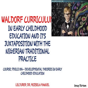 WALDORF Curriculum I'm Early Childhood Education | PDF